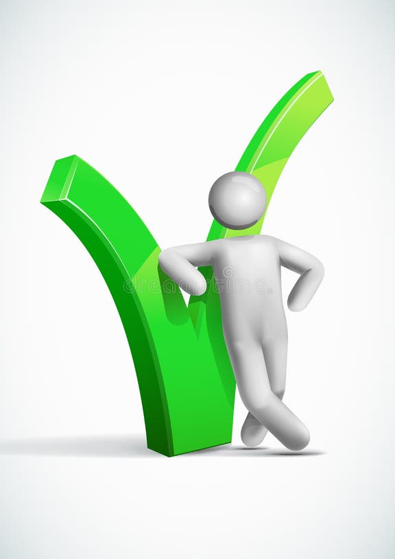 3d Man Check Stock Illustrations – 6,736 3d Man Check Stock ...