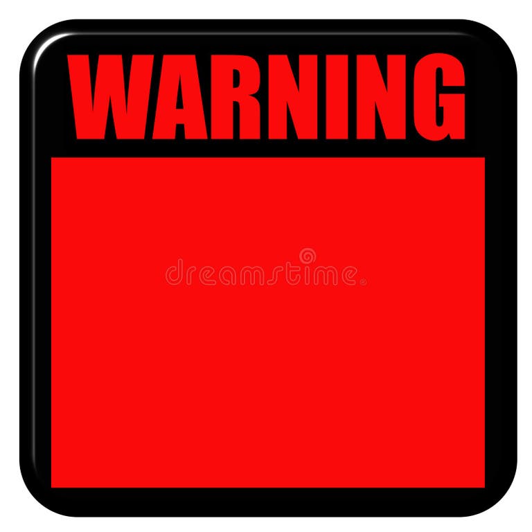 Square Warning Sign Stock Illustrations – 19,389 Square Warning Sign ...