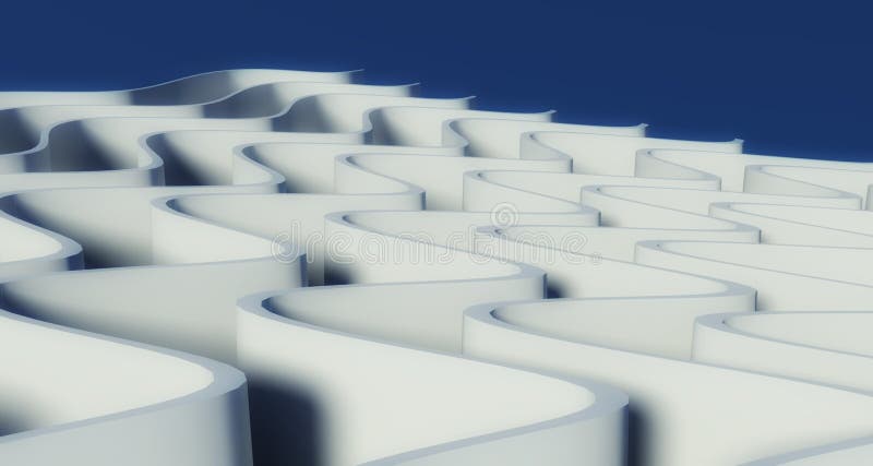 3d wavy background stock illustration. Illustration of futuristic ...