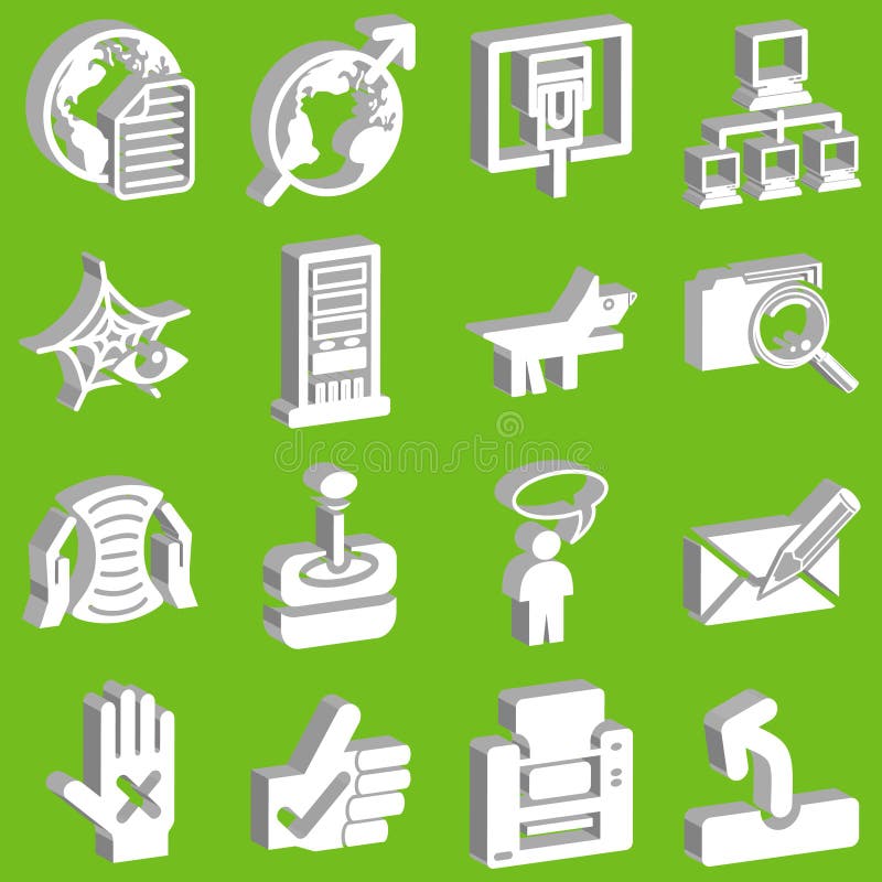 Green shipping icons stock vector. Illustration of geometric - 11160364