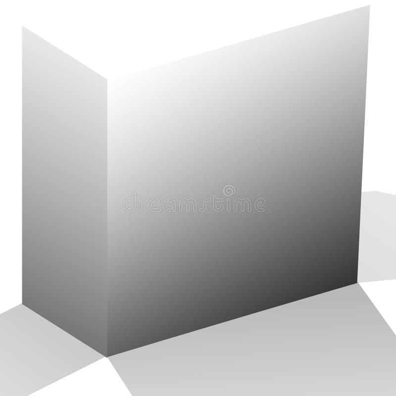 3d white box stock illustration. Illustration of blank - 3092751