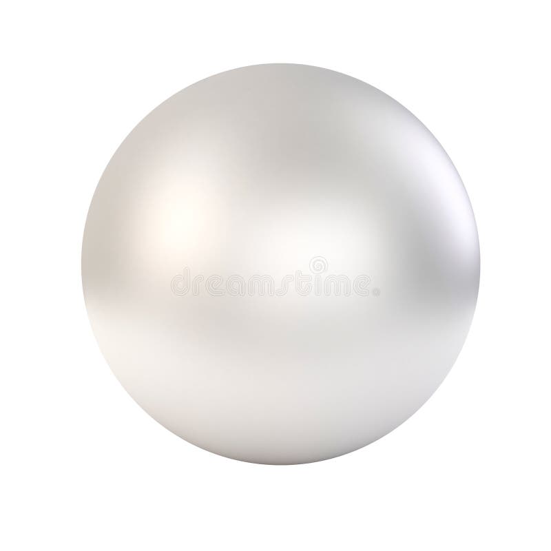 3d white glossy sphere stock illustration. Illustration of isolated ...