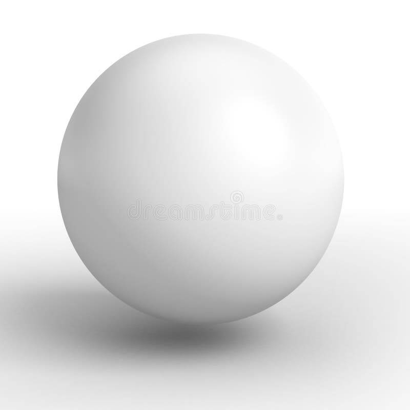 3d white sphere stock illustration. Illustration of light - 28142547