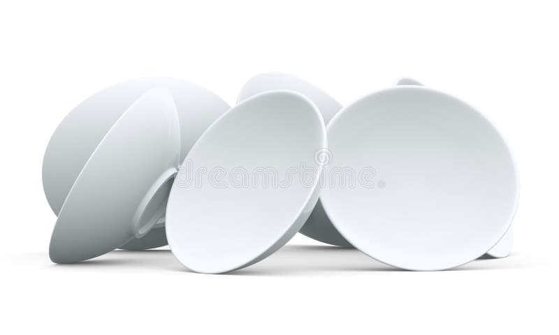 White Sphere with Math Symbol Texture Stock Illustration - Illustration ...