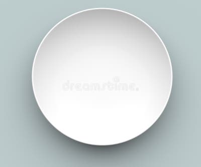 3D White Sphere Dish stock illustration. Illustration of sphere - 21390864