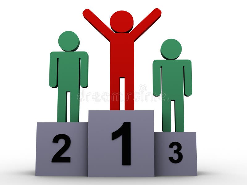 3d winners stock illustration. Illustration of race, contest - 23172794