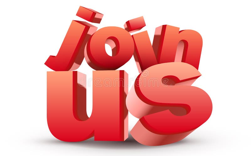 Join Us Word Banner Stock Illustrations – 218 Join Us Word Banner Stock ...