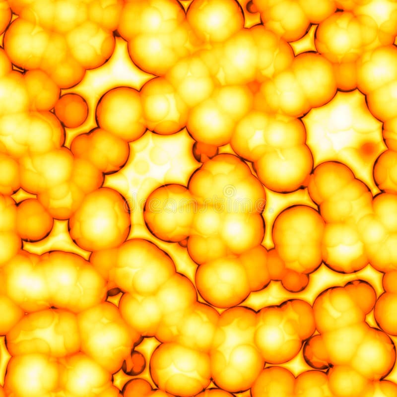 3D Yellow Cells stock illustration. Illustration of clusters - 5731590