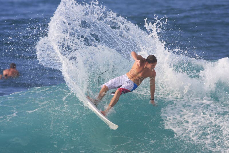 Pro Surfer Andy Irons in Surfing Competition Editorial Stock Image ...