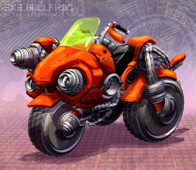 3x3 bike stock illustration. Illustration of mobile, future - 1984828