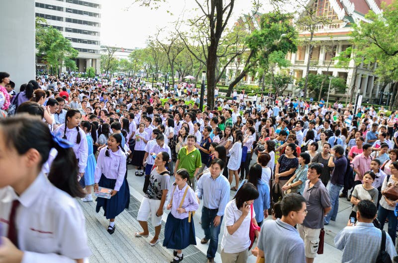 4,200 Student Waiting for Entrance Exam Editorial Image - Image of ...