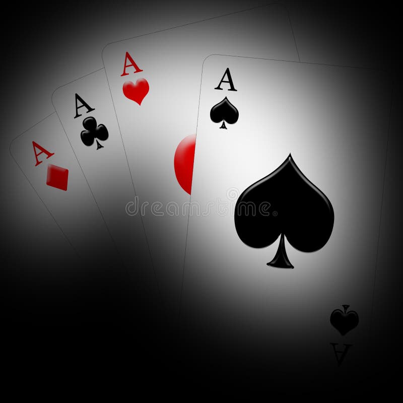 Pocket Aces stock illustration. Illustration of hiding - 12535993