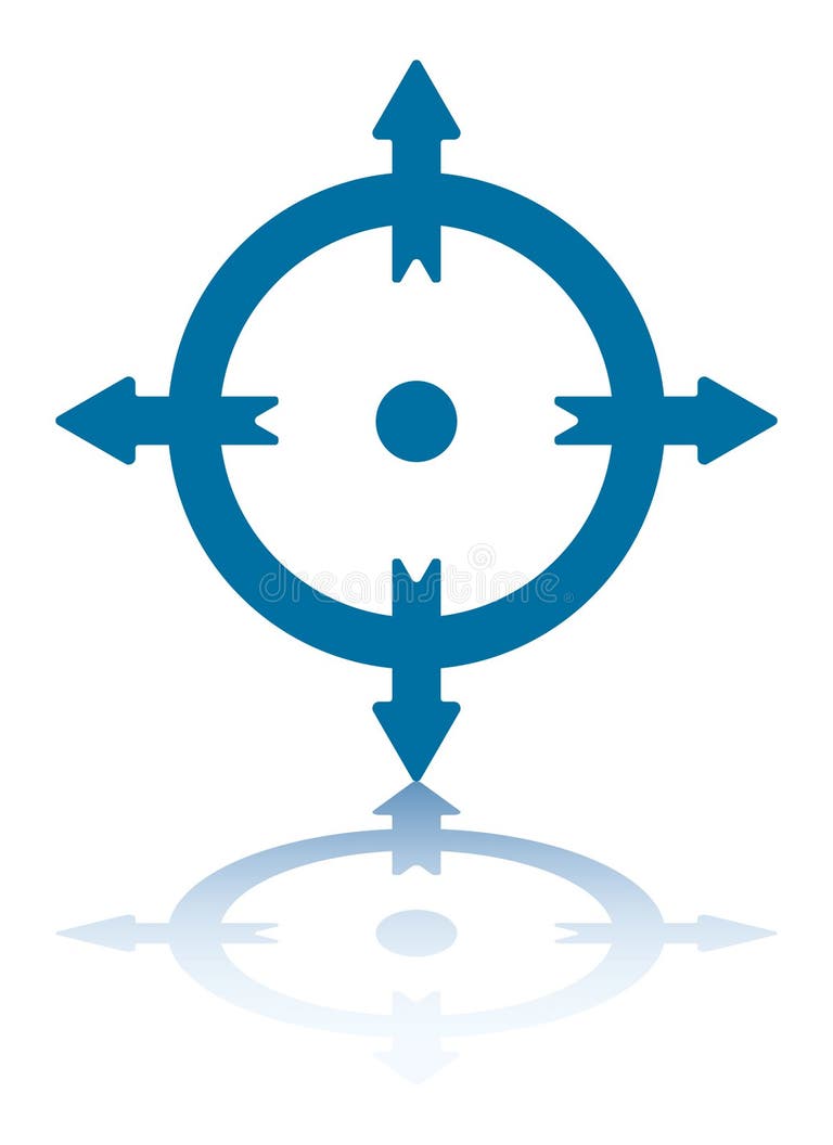 Circle Arrows Pointing Stock Illustrations – 7,995 Circle Arrows ...