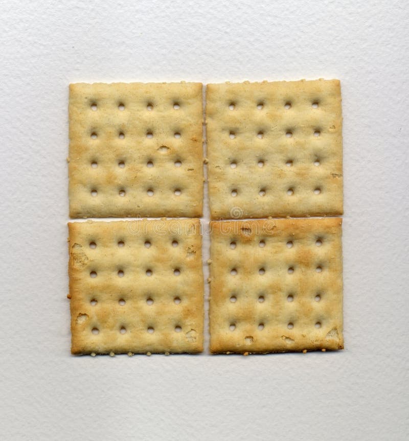 4 crackers stock photo. Image of square, food, tasty, bakery - 8530132