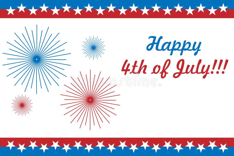 4. der Juli-Karte vektor abbildung. Illustration von künstlerisch ...