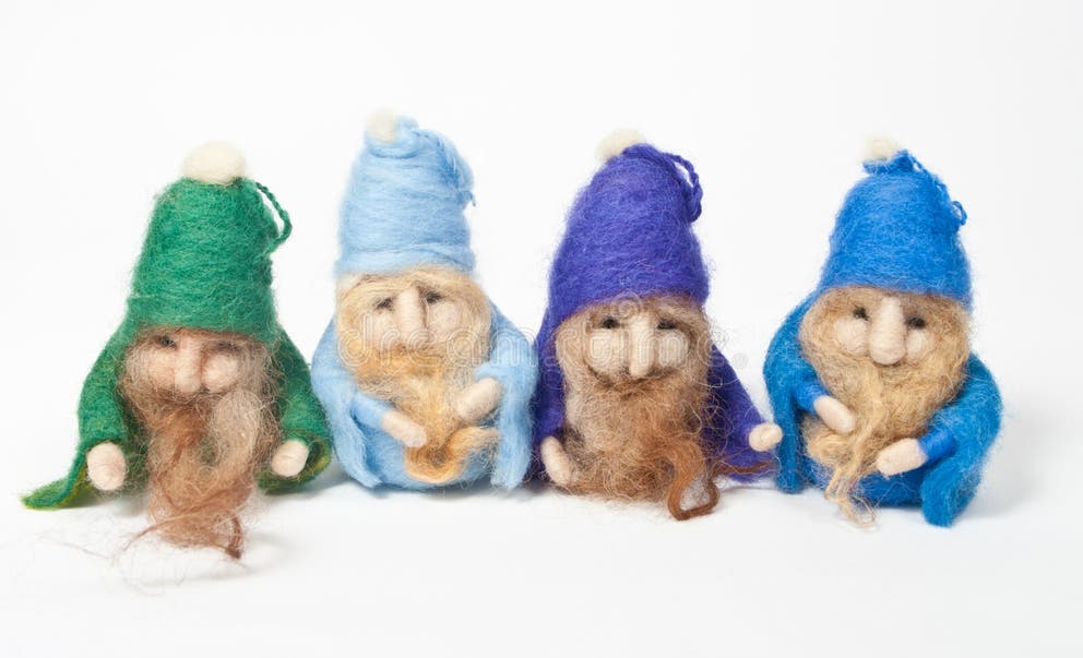 4 dwarfs stock image. Image of small, elder, wool, warm - 18660305