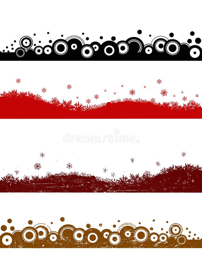 4 Grafiche Vettoriali Di Paesaggio Illustrazione Vettoriale ...