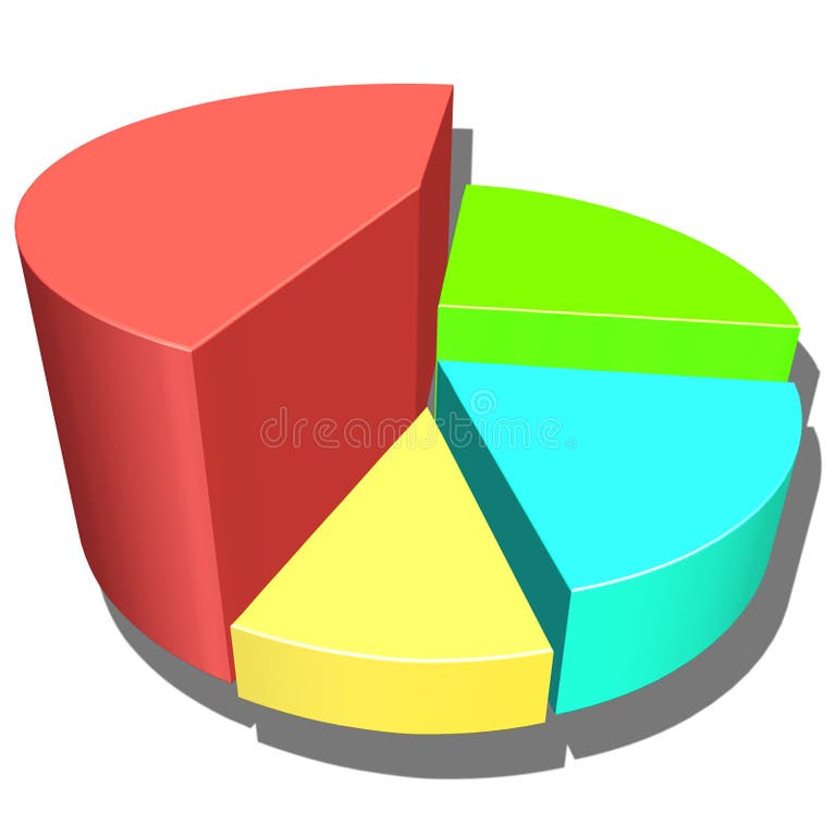 Pie Chart Graph 4 Piece Stock Illustrations – 117 Pie Chart Graph 4 ...