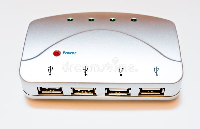 USB HUB stock image. Image of white, transfer, technology - 7055083