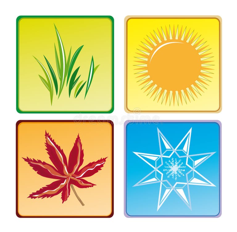 Seasons Symbols Stock Illustrations – 2,774 Seasons Symbols Stock ...