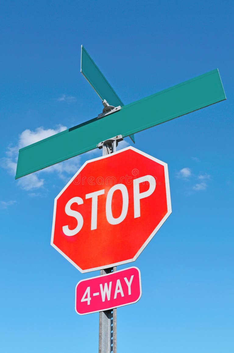 4 Way Stop Sign Stock Photos - Free & Royalty-Free Stock Photos from ...