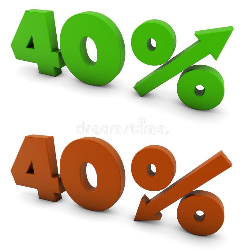 20 per cento illustrazione di stock. Illustrazione di finanza - 14337395