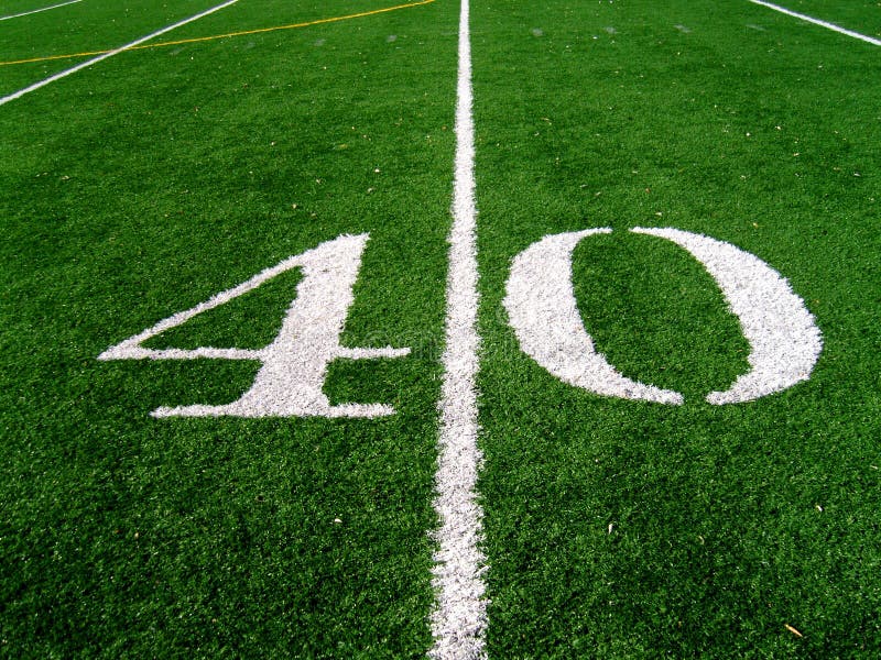 40 Yard Line (2) stock image. Image of high, game, pass - 1532037