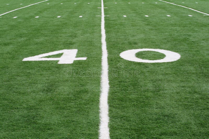 40 Yard Line stock photo. Image of college, yardline, astro - 3350850