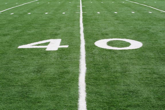40 Yard Line stock photo. Image of college, yardline, astro - 3350850