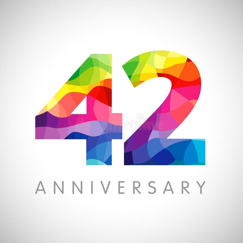 42 Anniversary Stock Illustrations – 519 42 Anniversary Stock ...