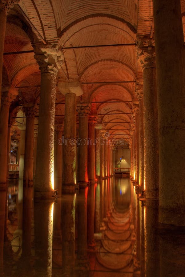 435 Byzantine Basilica Cistern Stock Photo - Image of rock, orange: 5442382