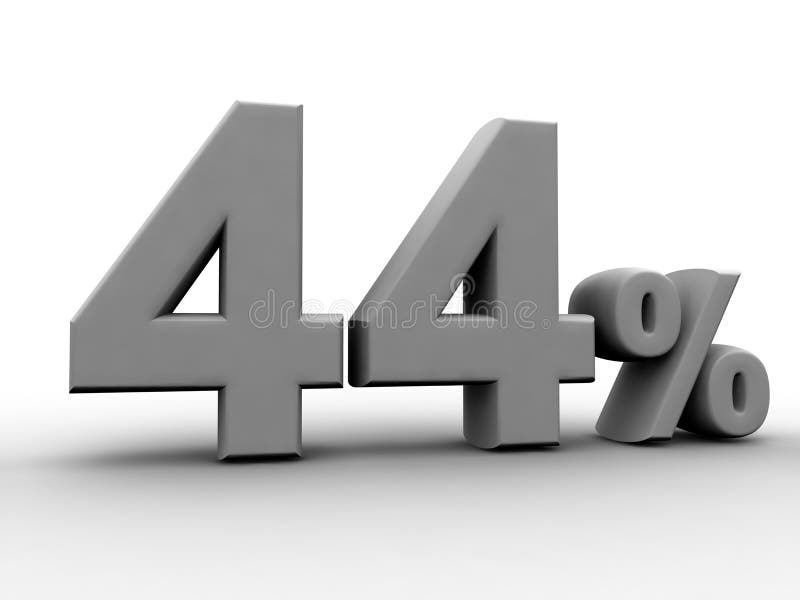 44 Percent stock illustration. Illustration of discount - 2465928