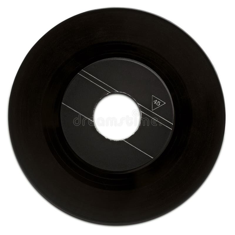 45 stock image. Image of round, sound, black, record, entertainment ...