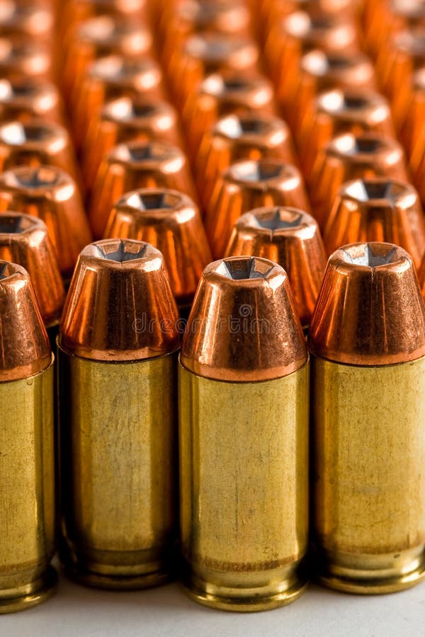 .45 acp ammunition stock photo. Image of defense, hollow - 9749350