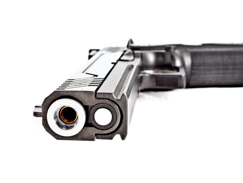 .45 Arma De Mano Semi Automática Moderna Imagen de archivo - Imagen de ...