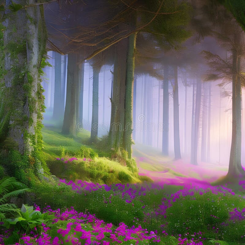 335 Mystical Forest: a Mystical and Enchanting Background Featuring a ...