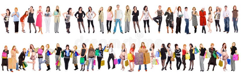 Shopping people stock photo. Image of people, euphoria - 5437904