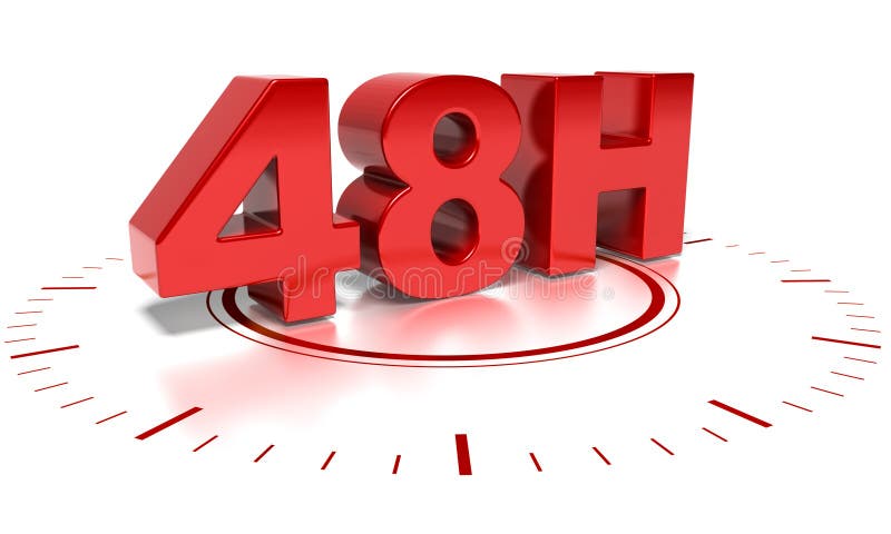 48 H shipping stock illustration. Illustration of design - 17184672