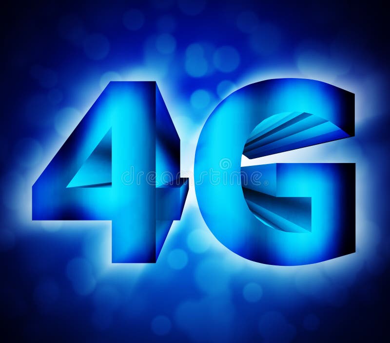 4G network symbol stock illustration. Illustration of frequency - 29197626