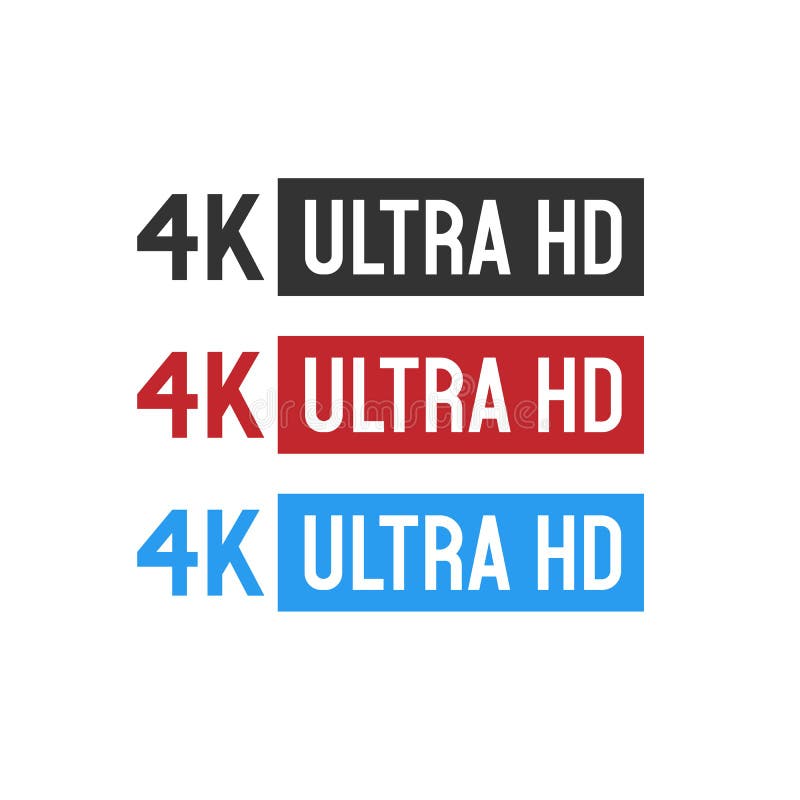 4k Ultra Hd Sticker Stock Illustrations – 35 4k Ultra Hd Sticker Stock ...