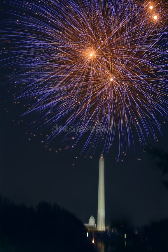4th of July Fireworks stock photo. Image of capital, fireworks - 2728766
