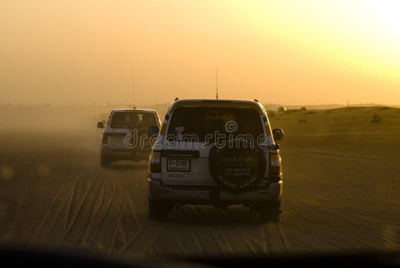 4wd desert safari tour editorial stock photo. Image of tour - 5265073