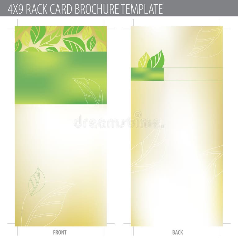 Rack Card Template 4x9 Stock Illustrations – 62 Rack Card Template 4x9 ...
