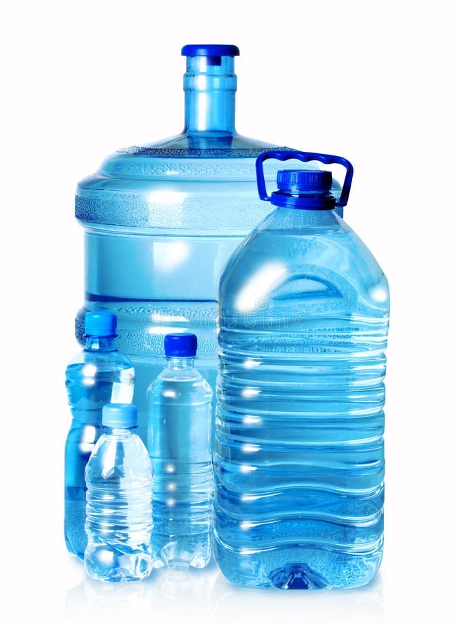 Botellas de agua imagen de archivo. Imagen de bebida - 30910433