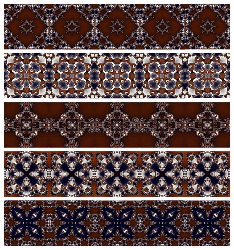 5_brown_n_blue_borders-1 stock illustration. Illustration of blue ...