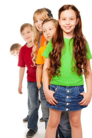 1,085 Kids Standing Line Stock Photos - Free & Royalty-Free Stock ...
