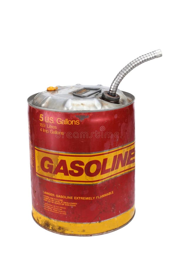 1 gallon gas can stock photo. Image of grunge, container - 18632422