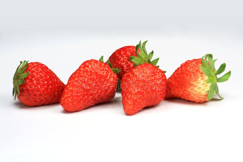 5 strawberries stock image. Image of rich, nutrient, fructose - 13229005