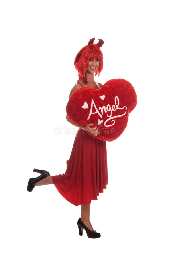 50 50 Angel Devil stock photo. Image of model, fashion - 1777496