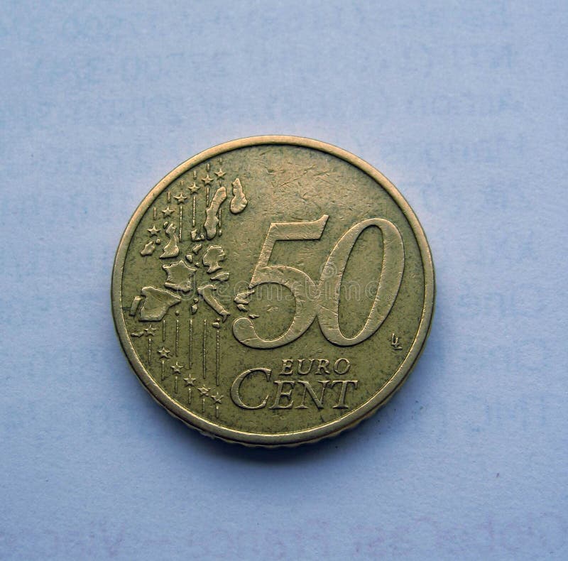 50 cent stock image. Image of round, currency, coin, euro - 652019
